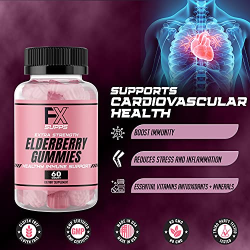 FXSUPPS elderberry gummies for wellness