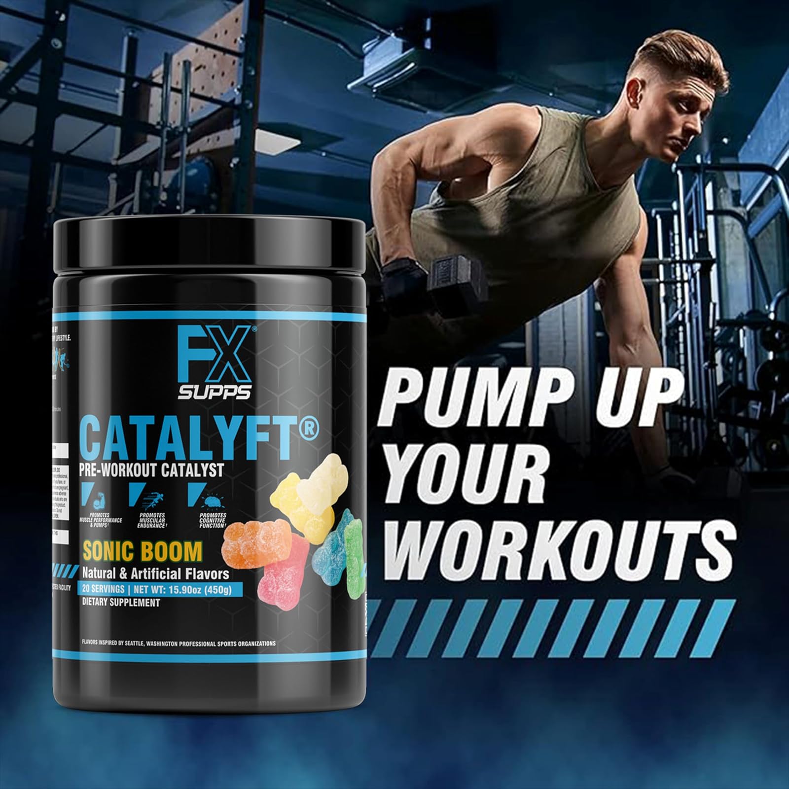 FXSUPPS pre-workout for enhanced focus