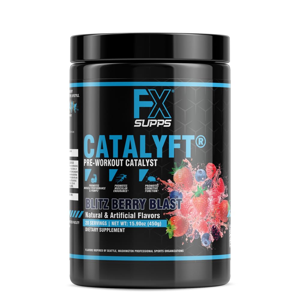 FXSUPPS pre-workout powder Blitz Berry