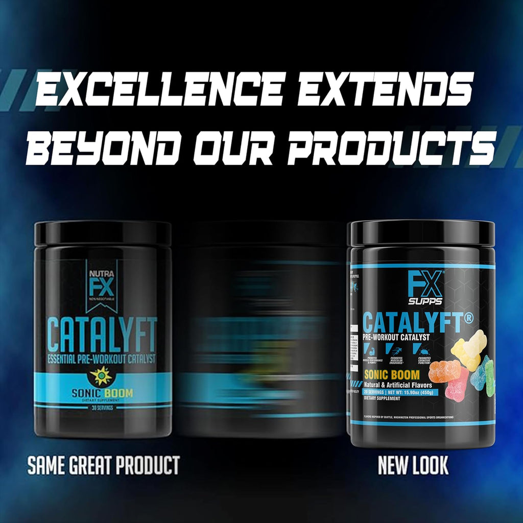 FXSUPPS pre-workout powder with 20 servings