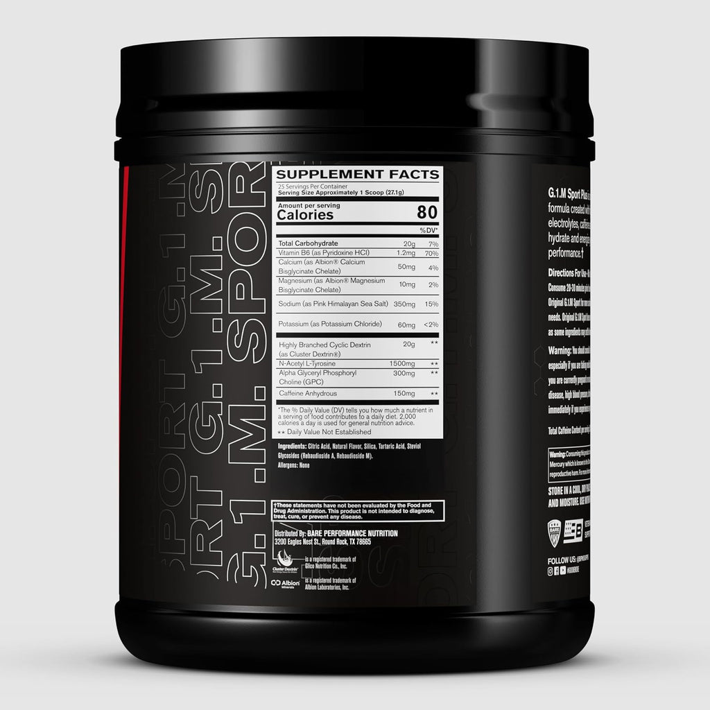 G.1.M Sport+ for enhanced performance