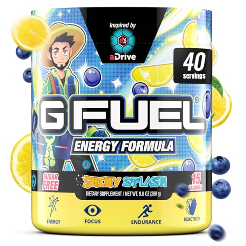 G Fuel aDrive pre-workout energy powder