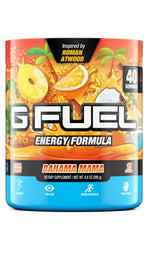 G Fuel Bahama Mama pre-workout powder