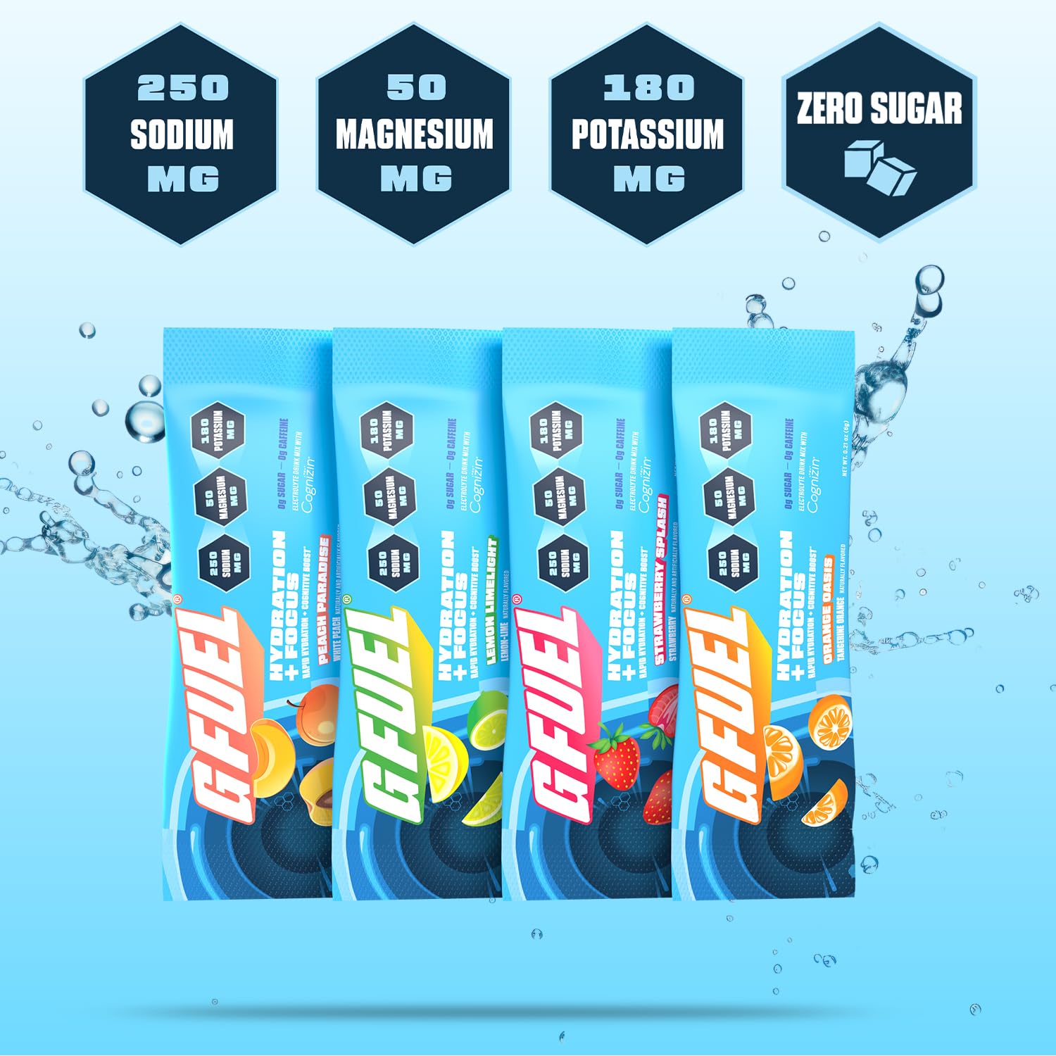 G Fuel electrolytes for hydration