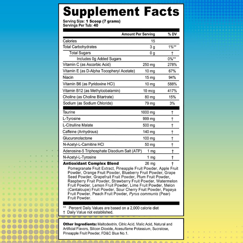 G Fuel Raging Gummy Fish for endurance