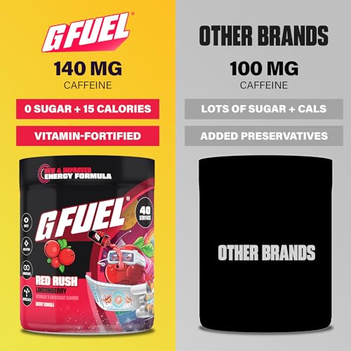 G Fuel Red Rush for athletes