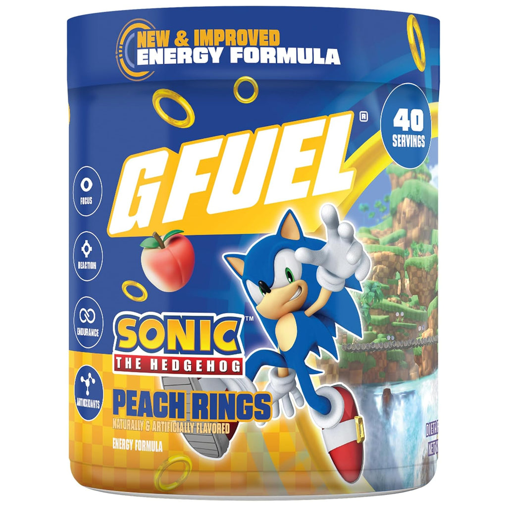 G Fuel Sonic 2.0 energy drink powder