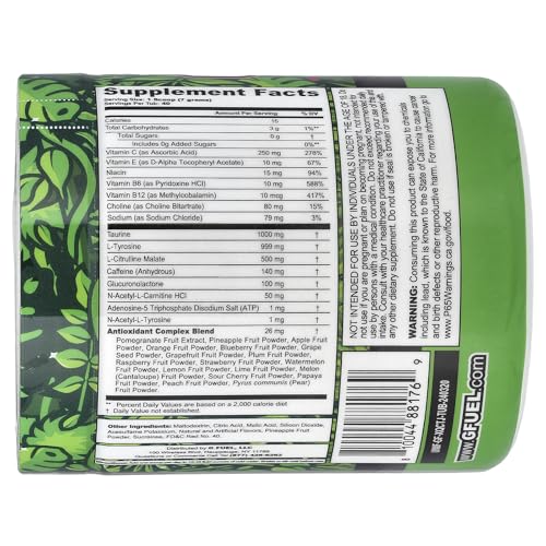 G Fuel The Juice energizing drink mix