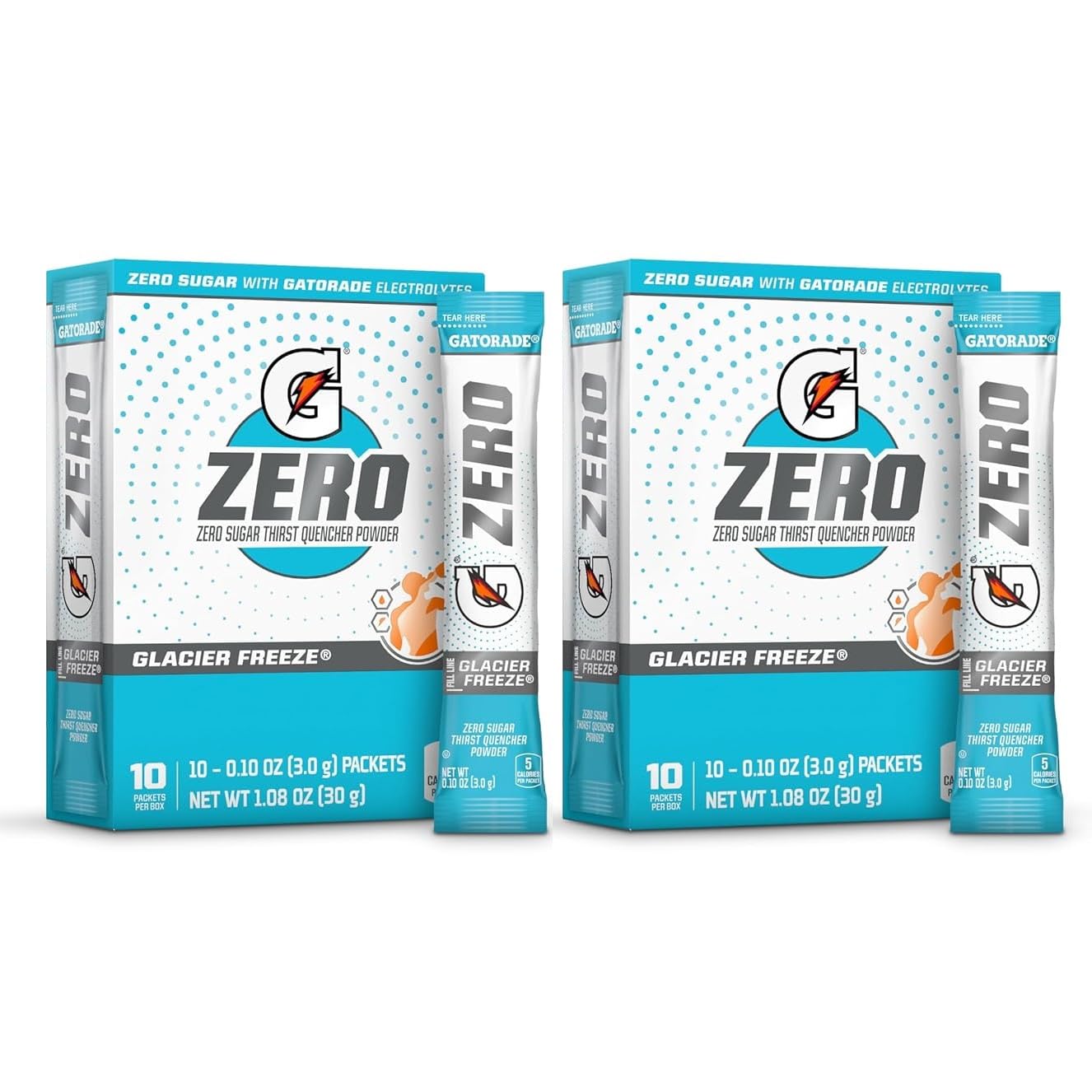 G Zero electrolyte powder for hydration