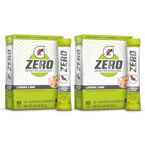 G Zero electrolyte powder hydration packets