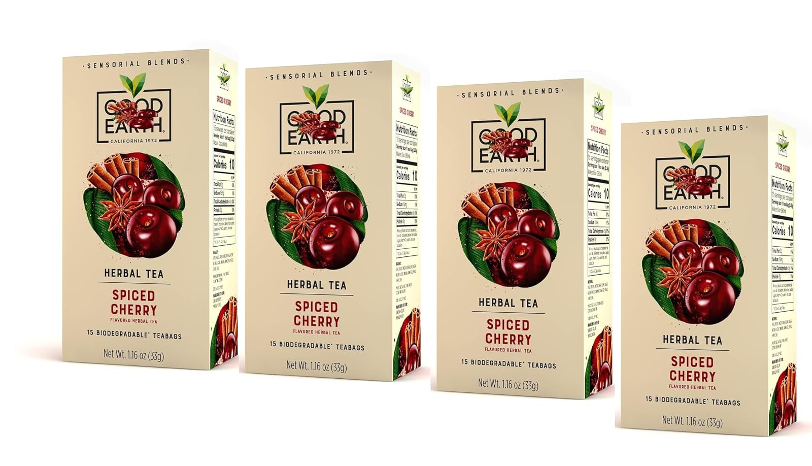 G00DEARTH herbal tea spiced cherry