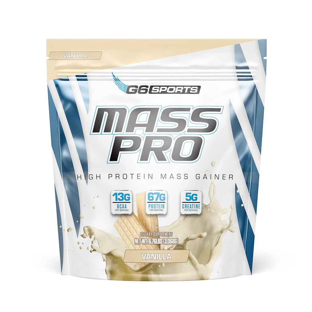 G6 Mass Pro Protein Gainer vanilla flavour