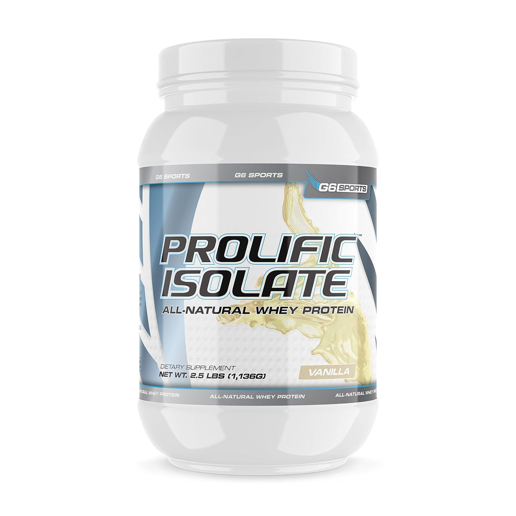 G6 whey protein isolate vanilla flavour