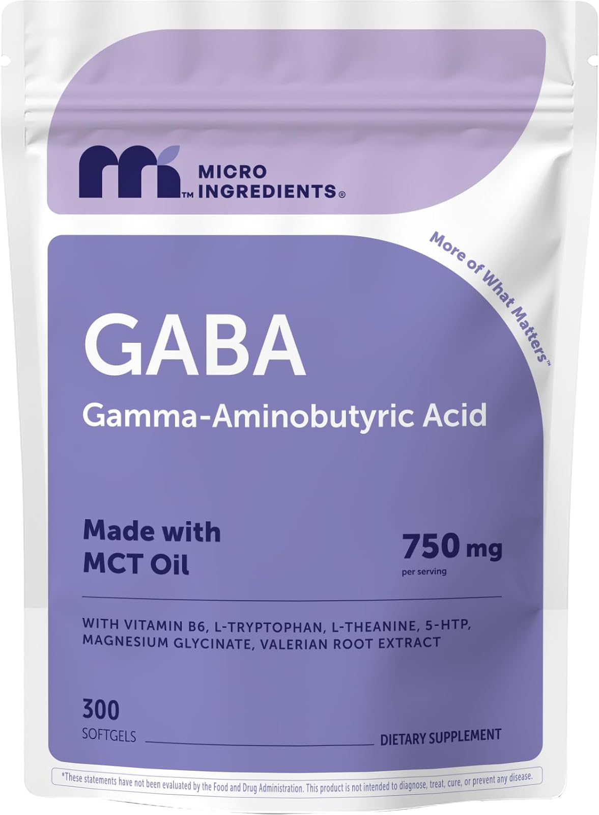 GABA 750 mg complex for relaxation