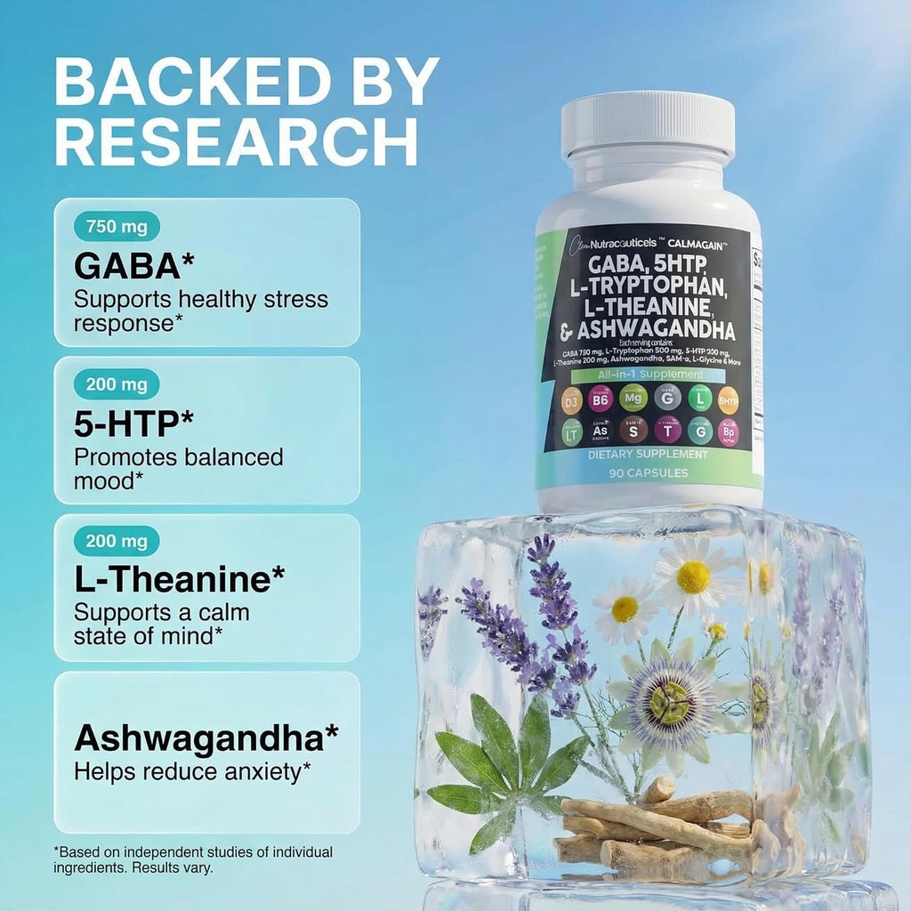 GABA 750 mg for stress relief
