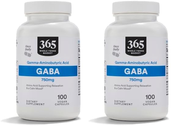 GABA 750mg blended vitamin capsules