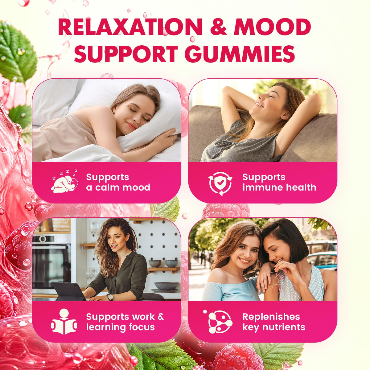 GABA and L-Theanine infused gummies