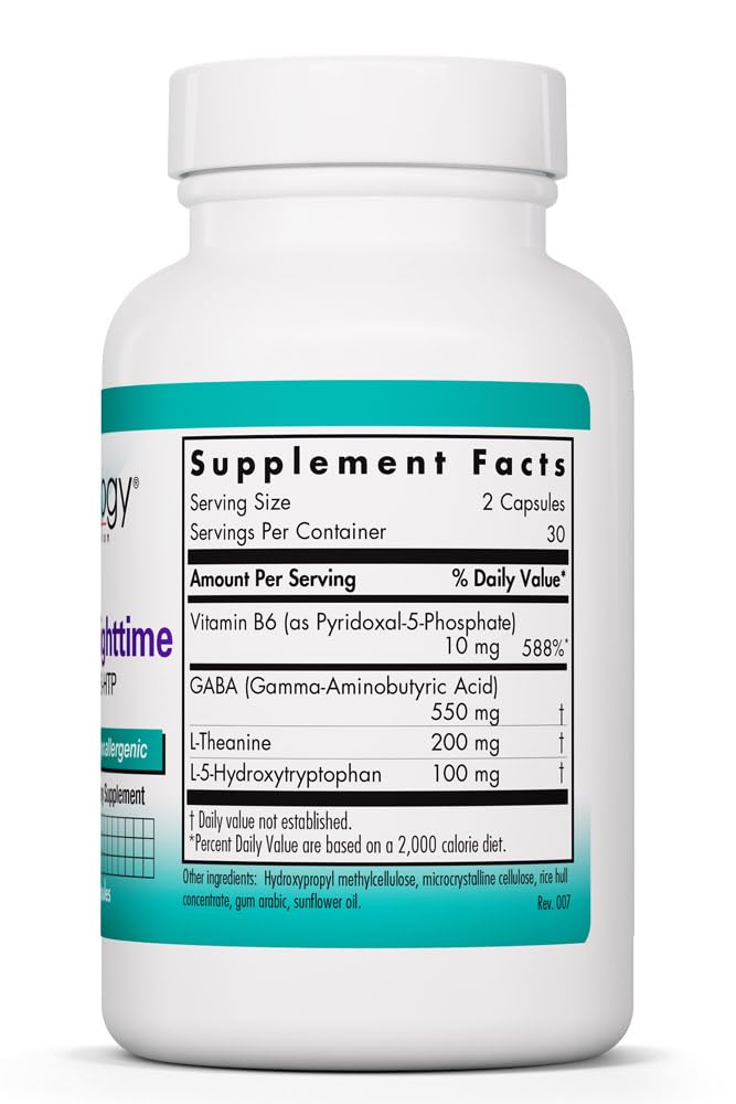 GABA and L-Theanine vegetarian capsules