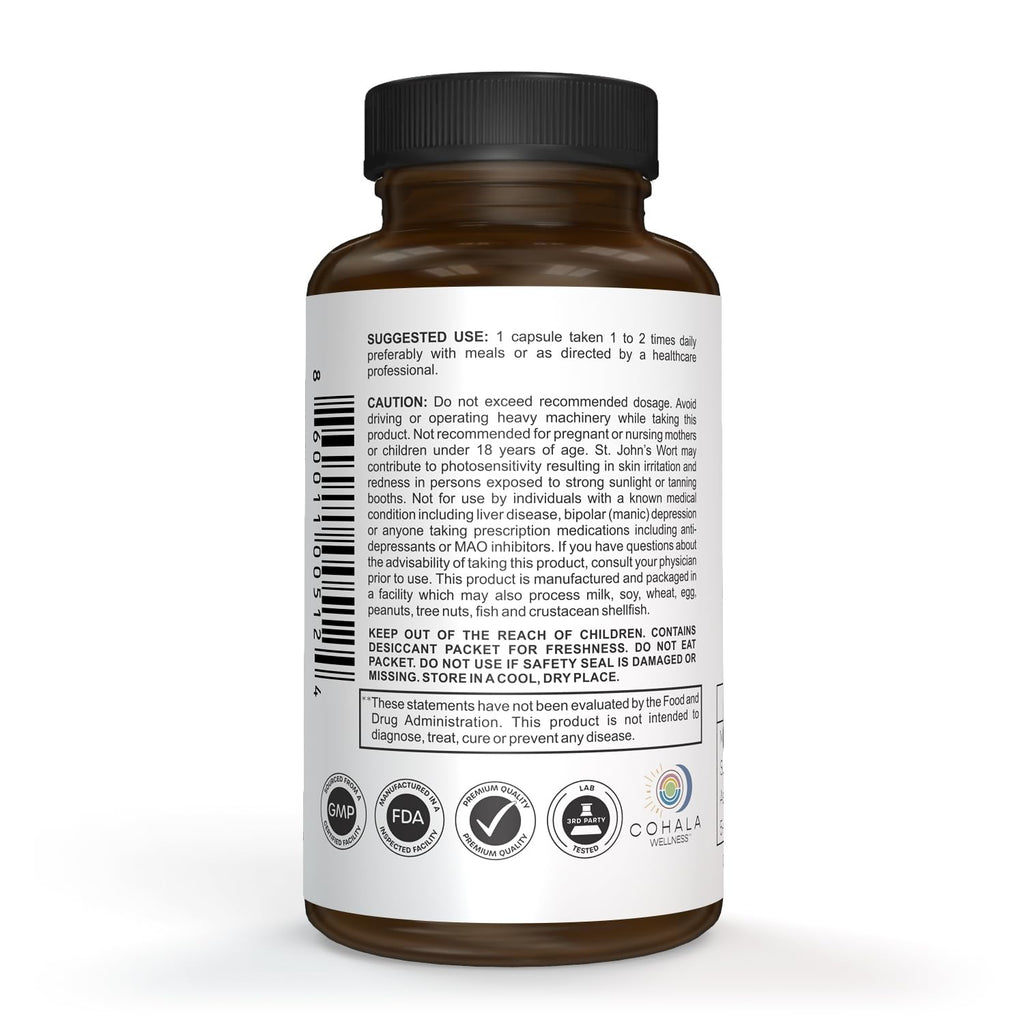 gaba and st. john's wort capsules