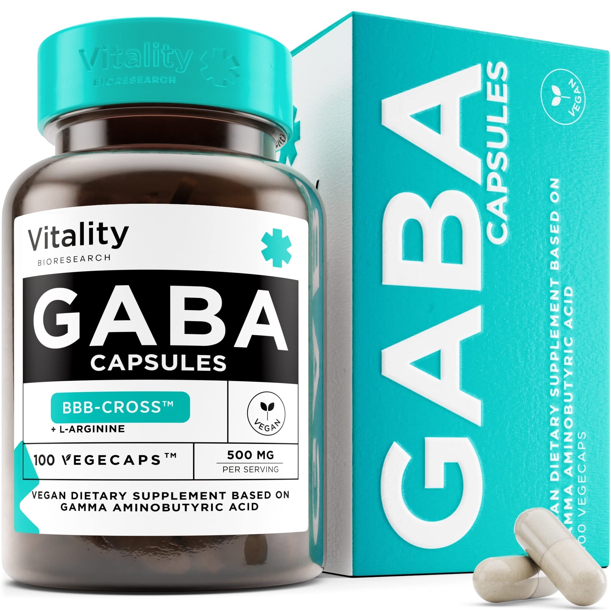 GABA Calm 500mg stress relief