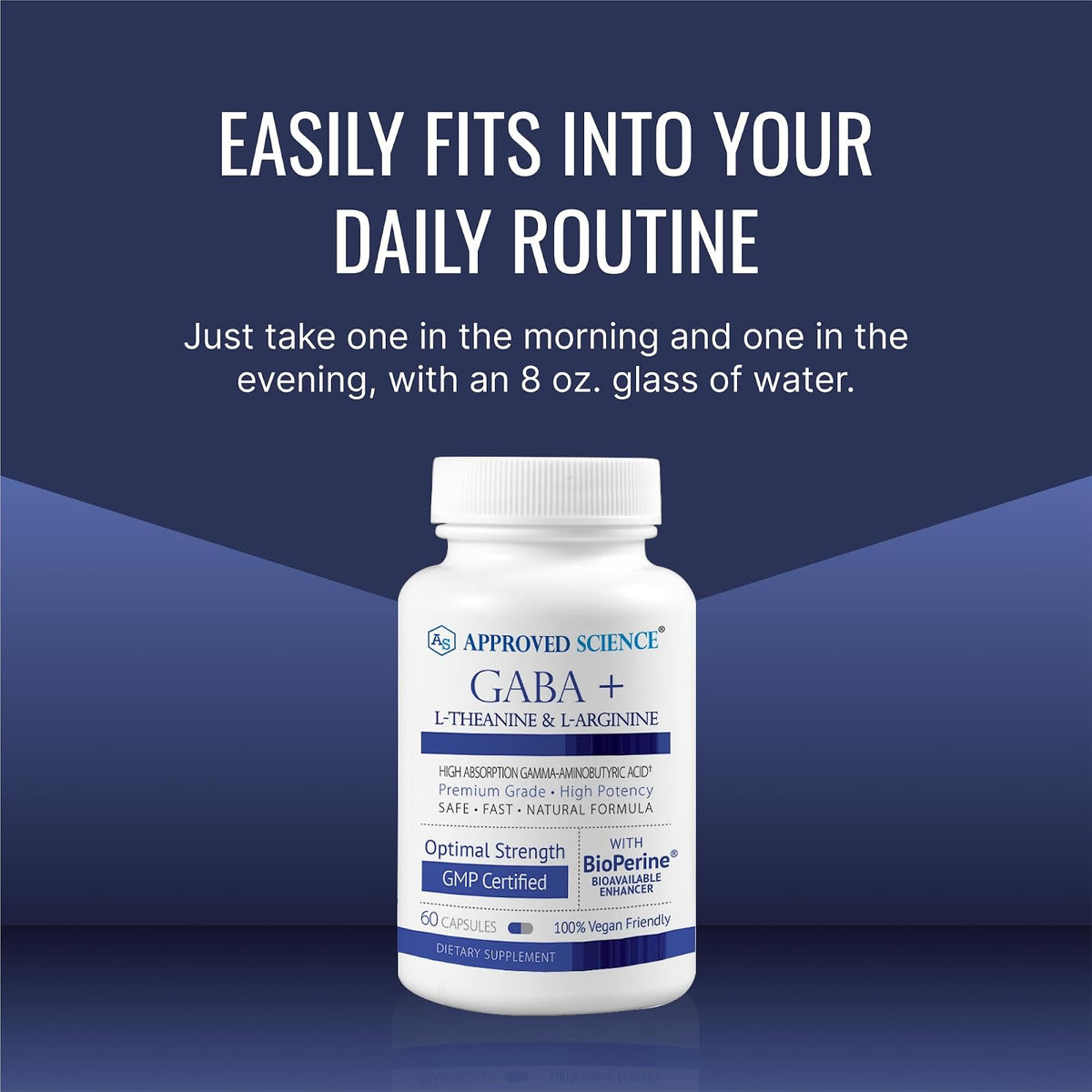GABA+ capsules for anxiety management