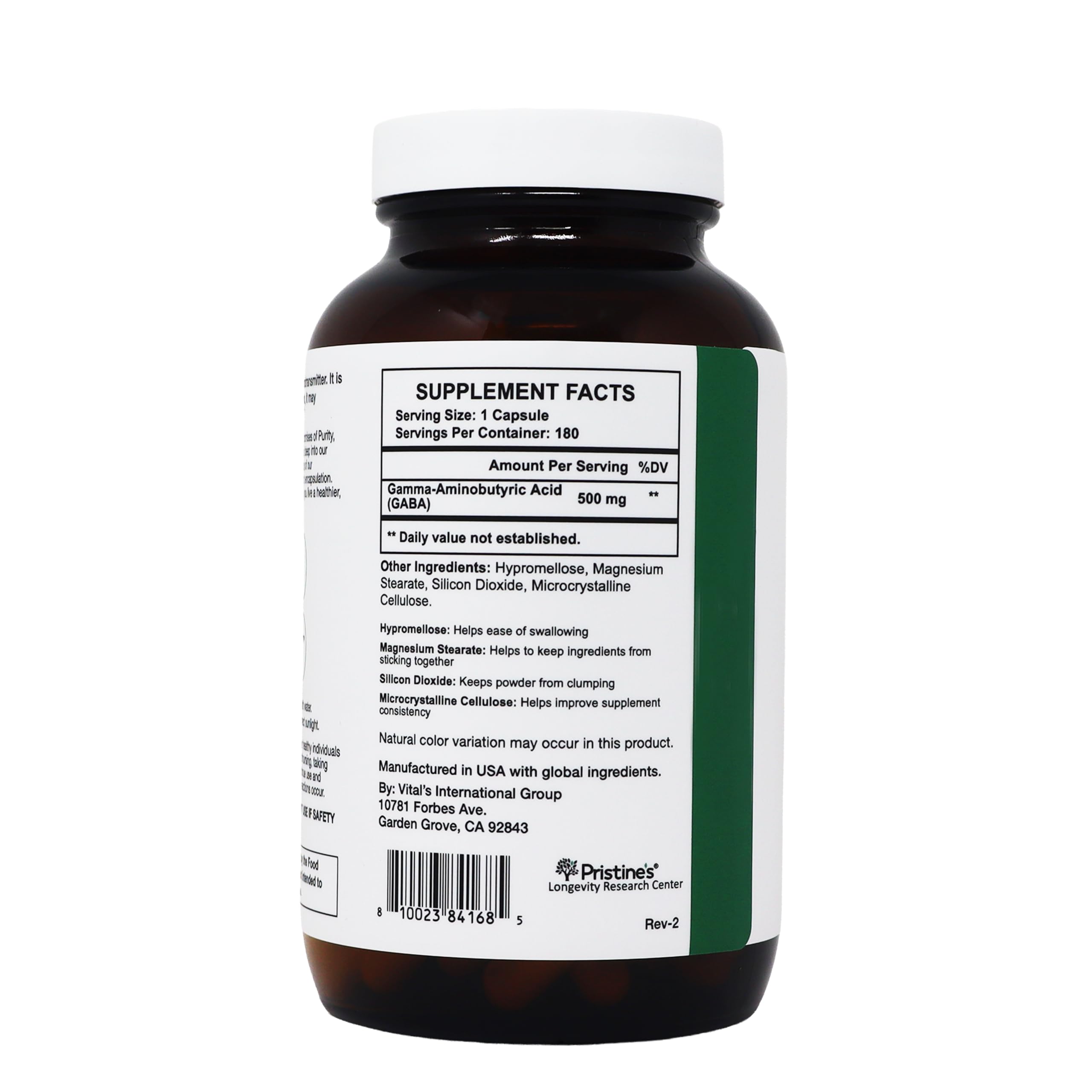 GABA capsules for anxiety relief
