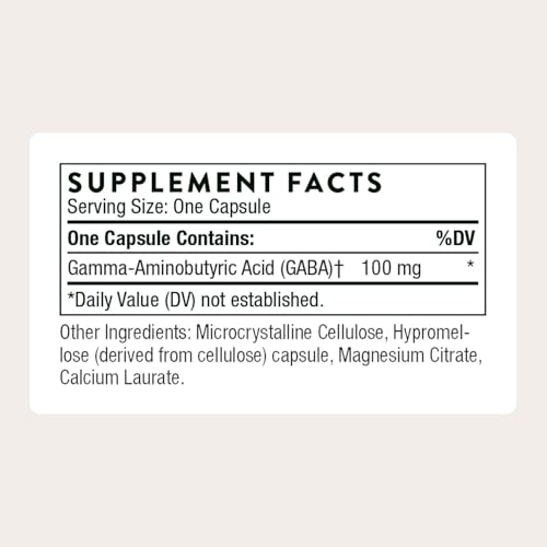 GABA capsules for improved sleep quality