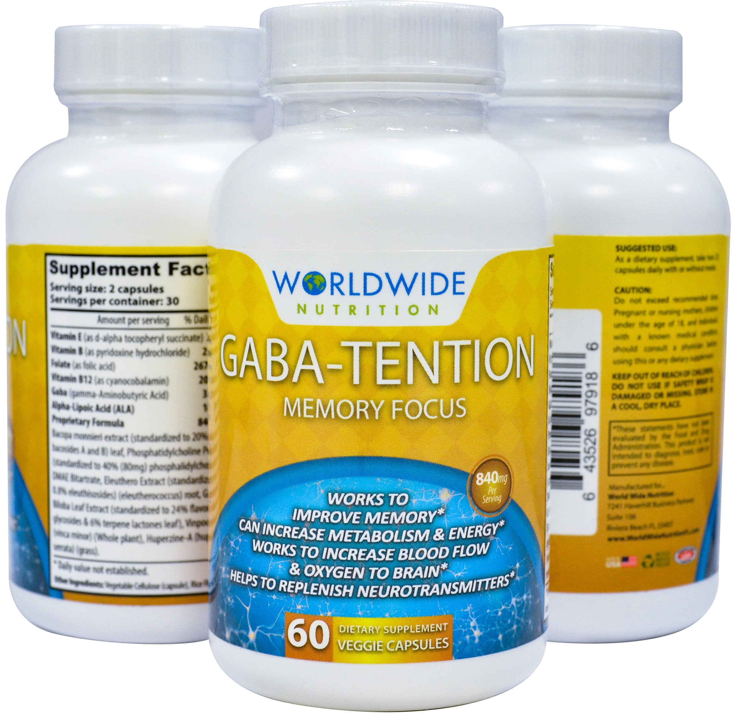 GABA for improved cognitive function