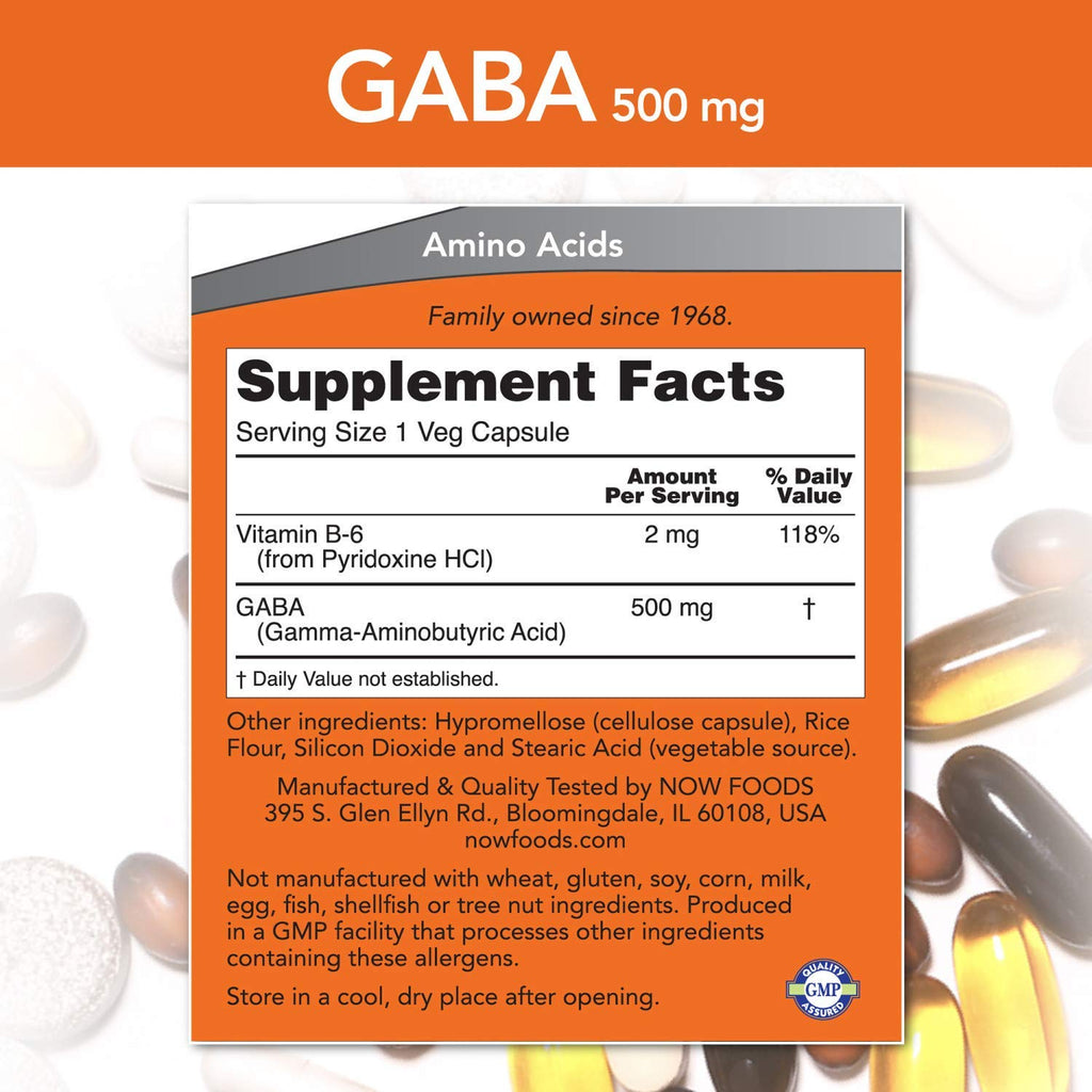 GABA for stress relief support