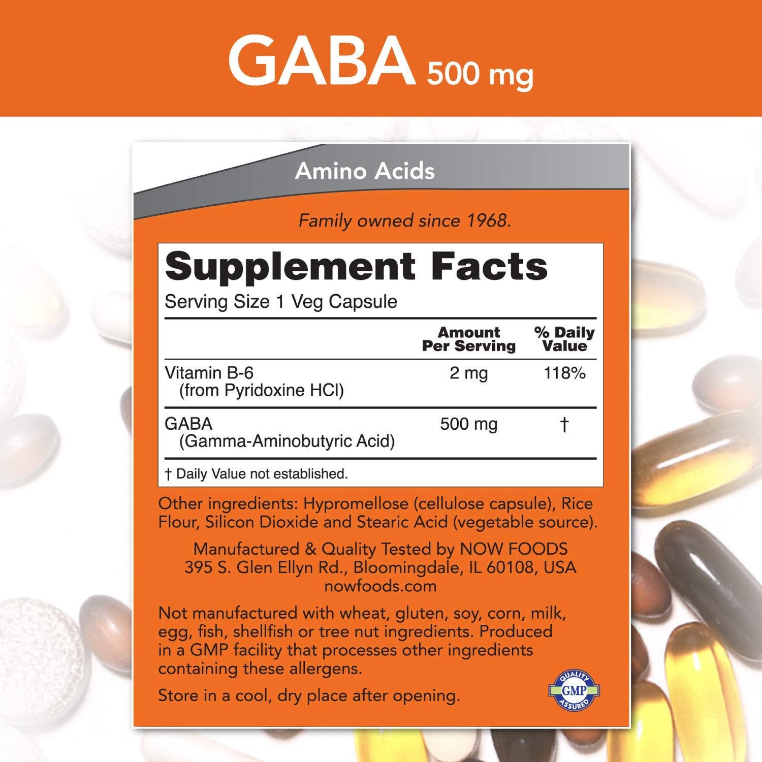 GABA for stress relief support