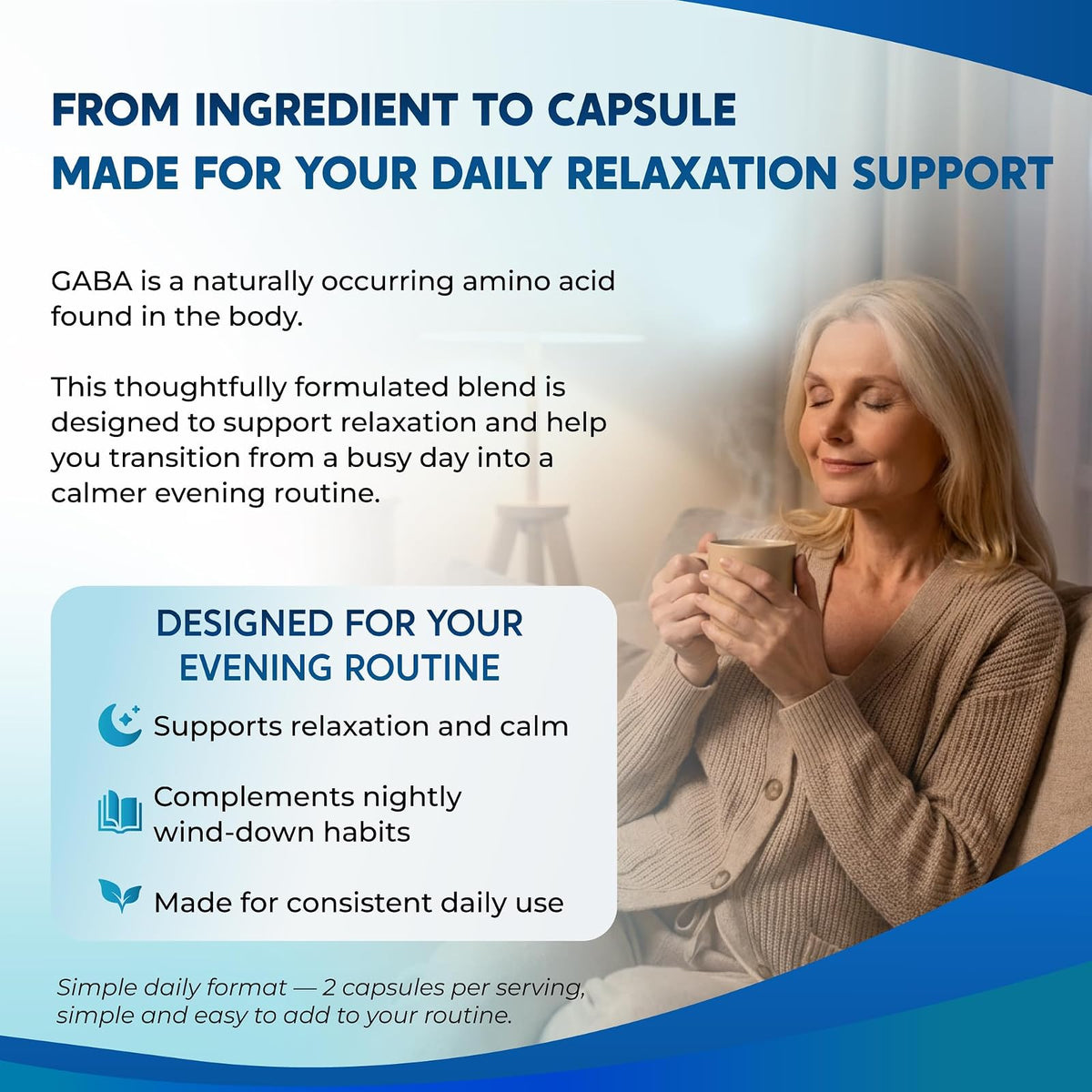 GABA formula for mood enhancement