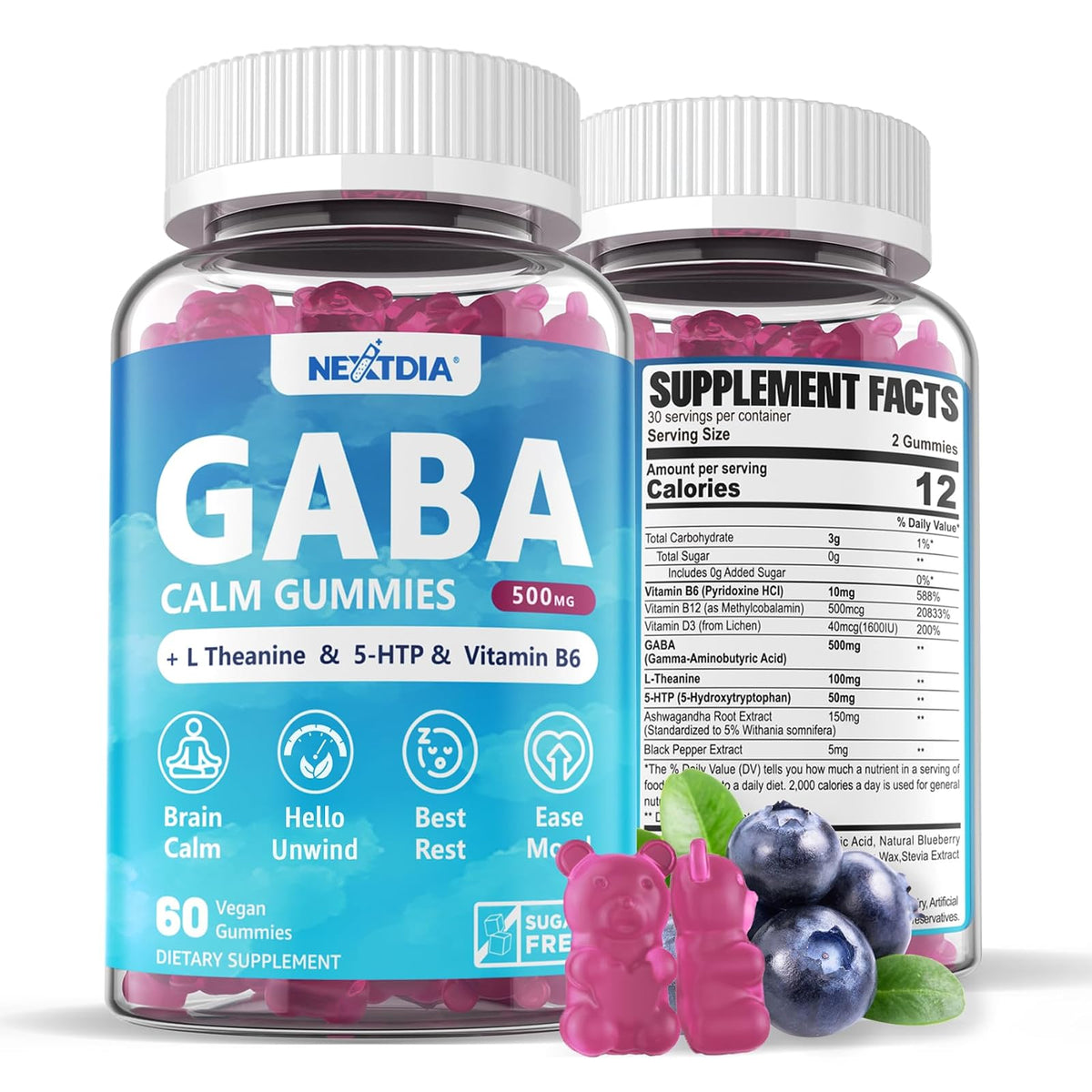 GABA gummies for restful sleep