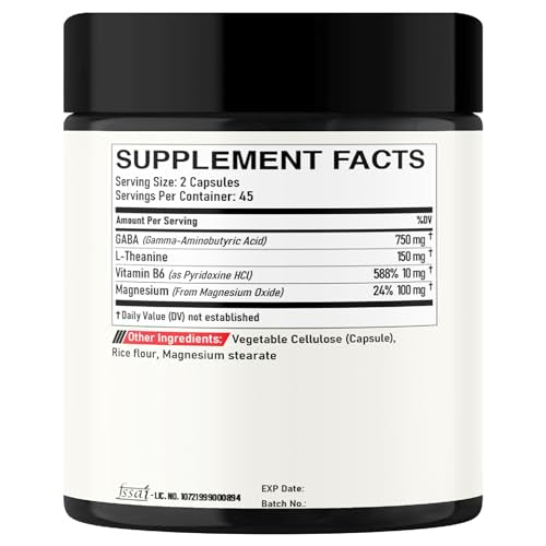 Gaba L blended supplements for vitality