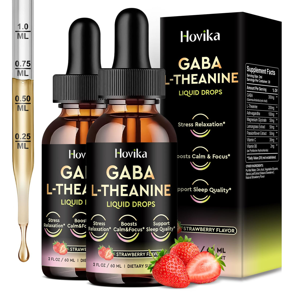 GABA L-Theanine drops for relaxation