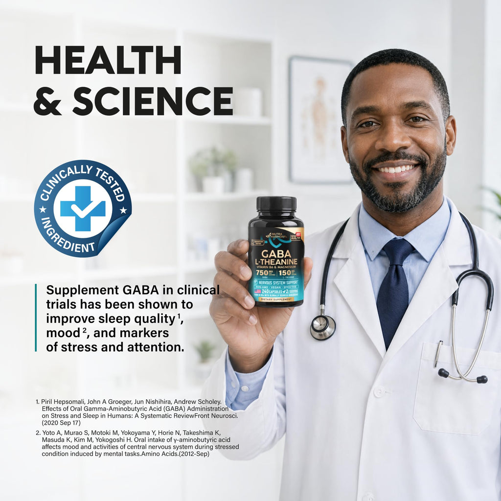 GABA L-Theanine for stress relief