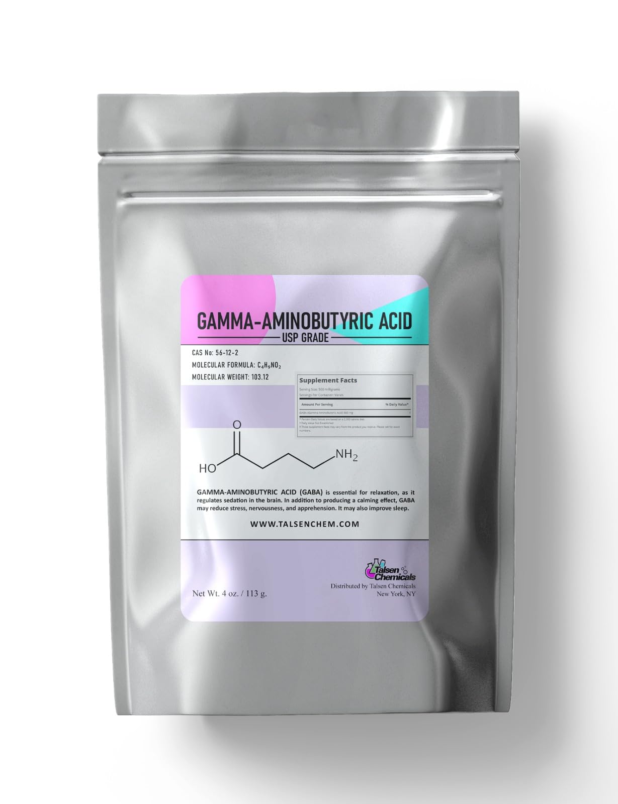 GABA powder for relaxation support