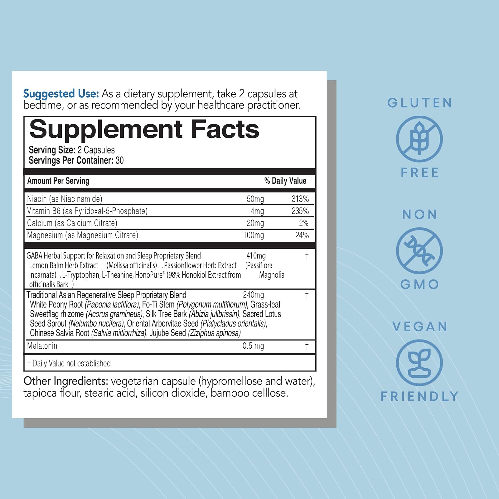 GABA support for relaxation and calm