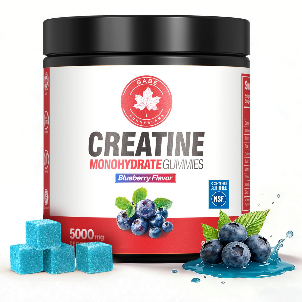 GABE SUNNYBEARS creatine gummies for energy