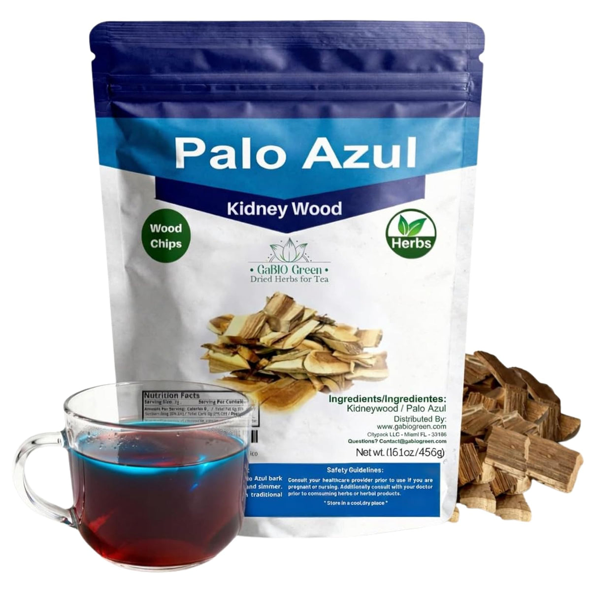 Gabio Green Palo Azul herbal tea