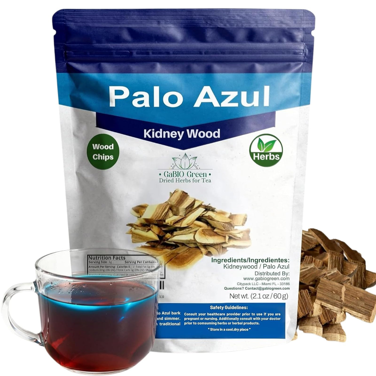 Gabio Green Palo Azul Tea benefits