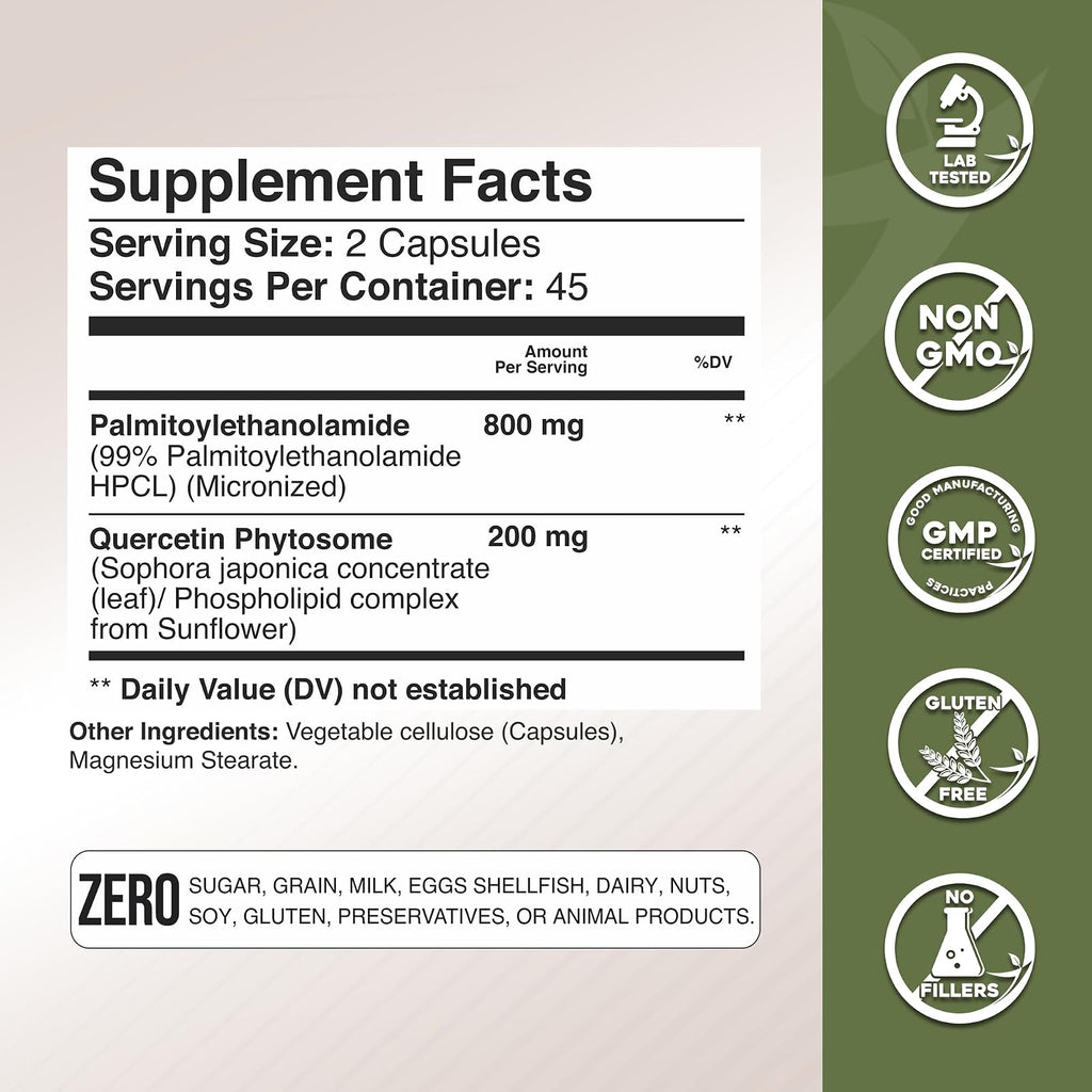 Gade Nutrition 800 mg quercetin dosage