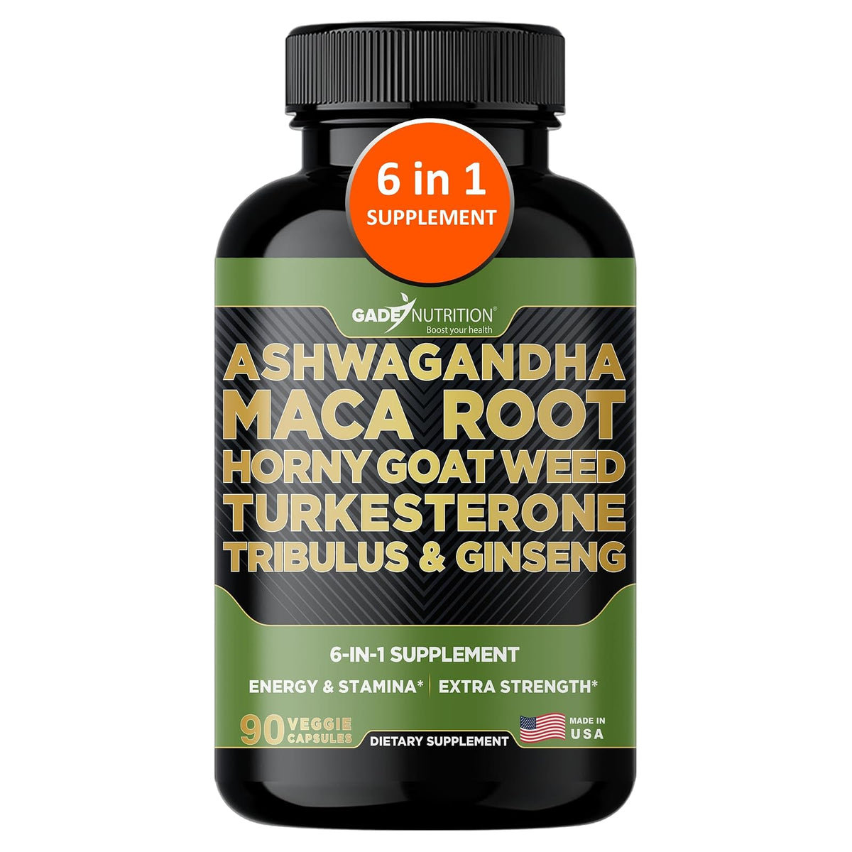 Gade Nutrition ashwagandha capsules for stress relief