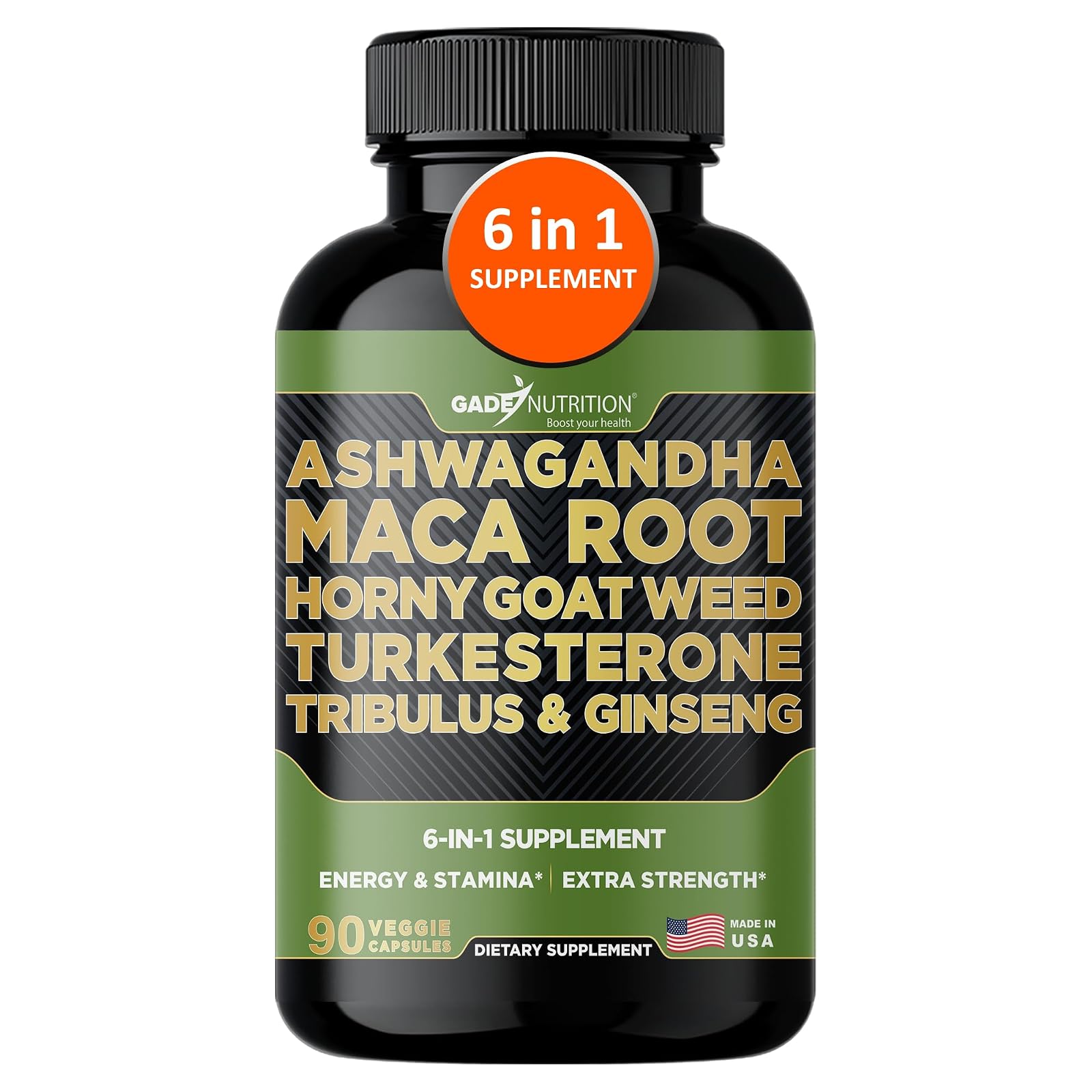 Gade Nutrition ashwagandha with maca root
