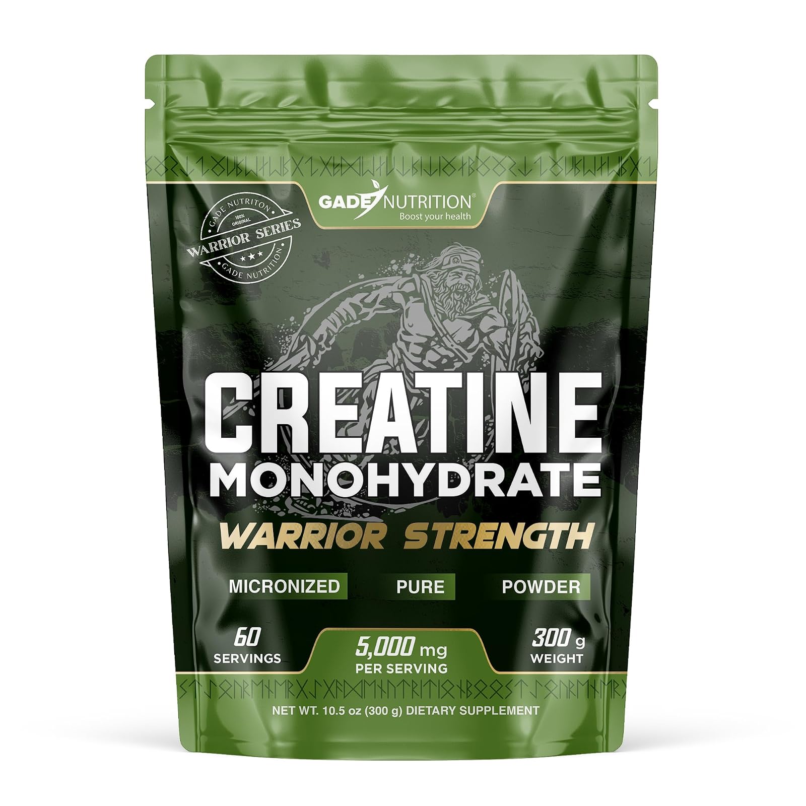 Gade Nutrition creatine monohydrate powder