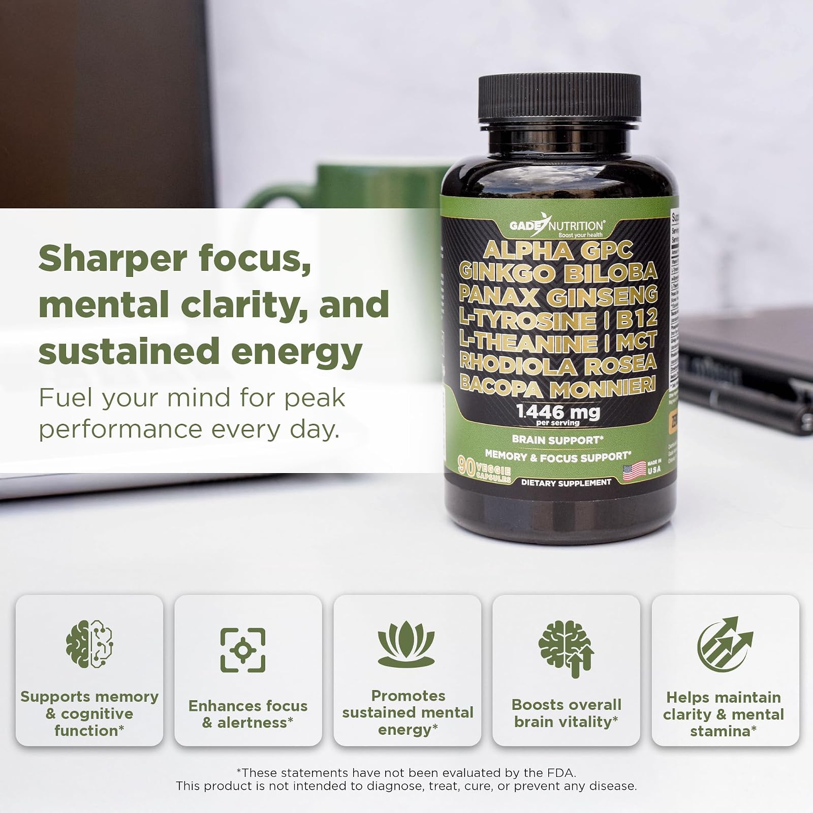 Gade Nutrition herbal memory booster