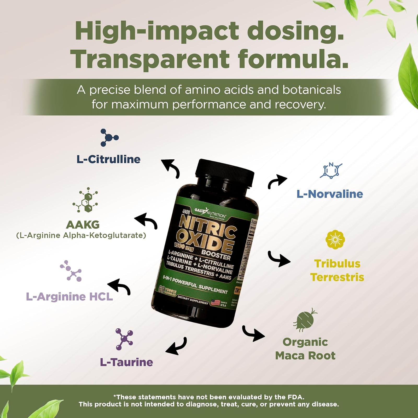 Gade Nutrition L-Arginine energy boost