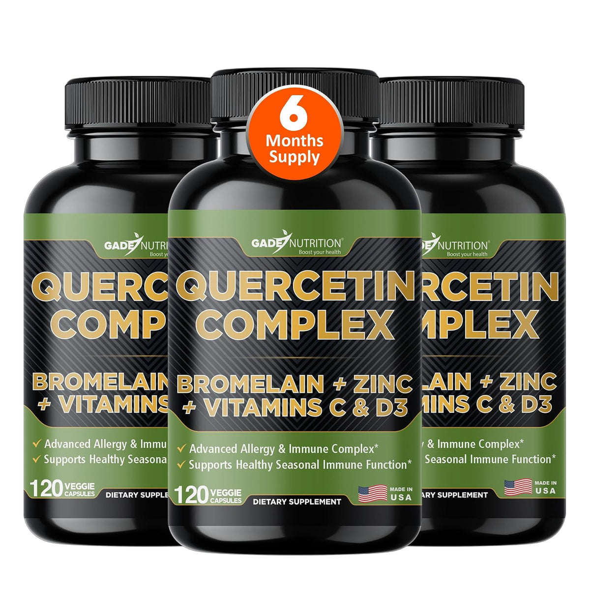 Gade Nutrition quercetin capsules for immunity