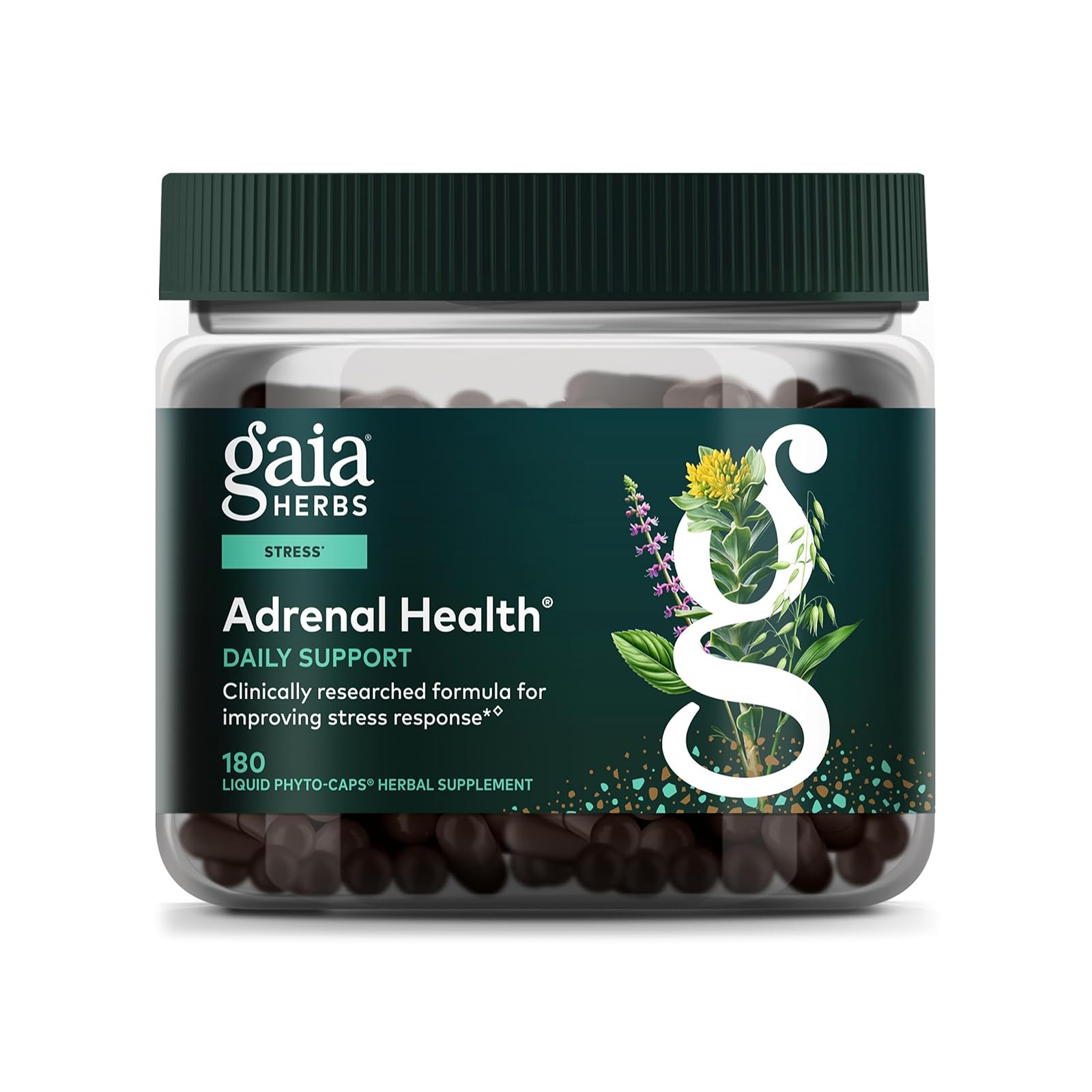 Gaia Herbs adrenal health support capsules