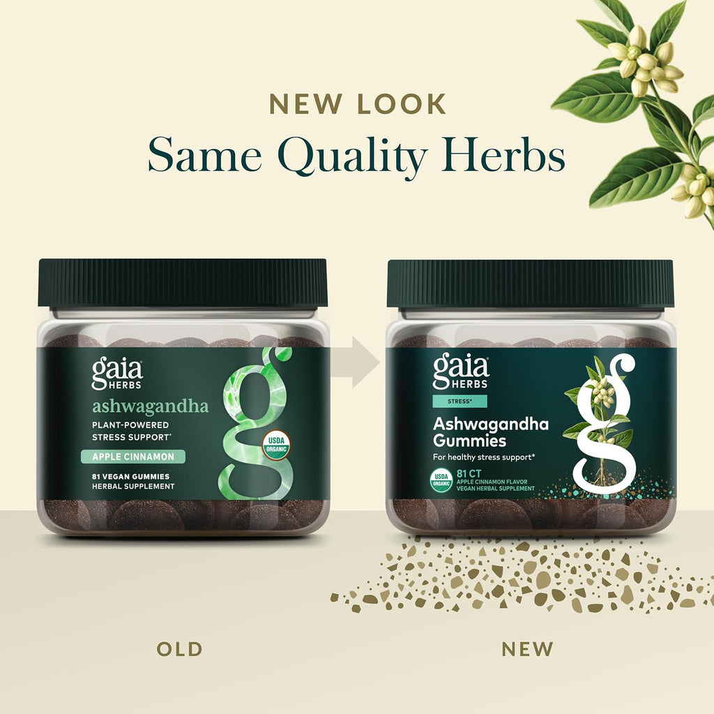 Gaia Herbs ashwagandha gummies with KSM-66