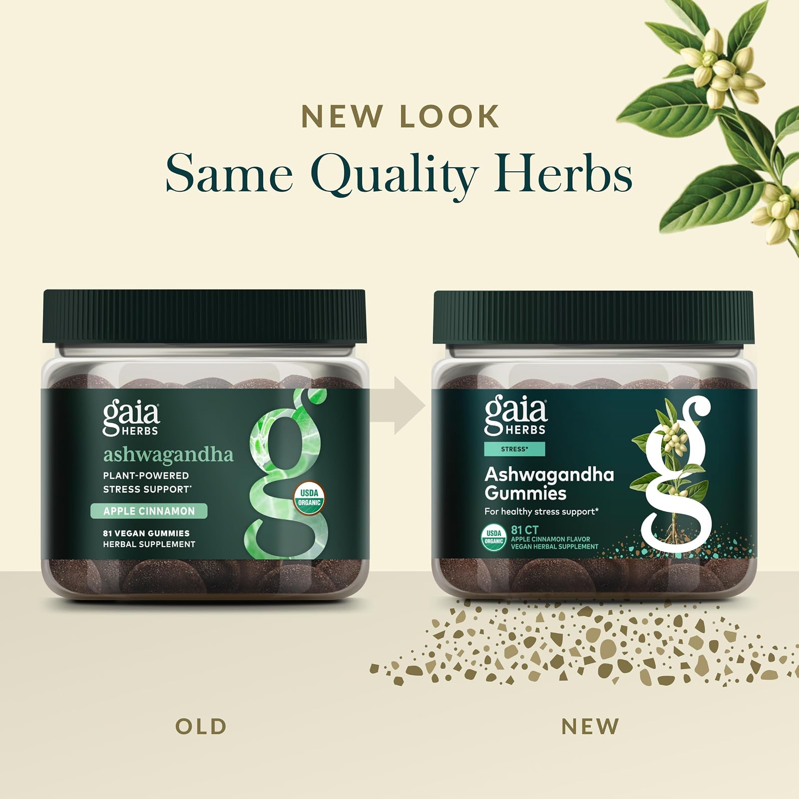 Gaia Herbs ashwagandha gummies with KSM-66